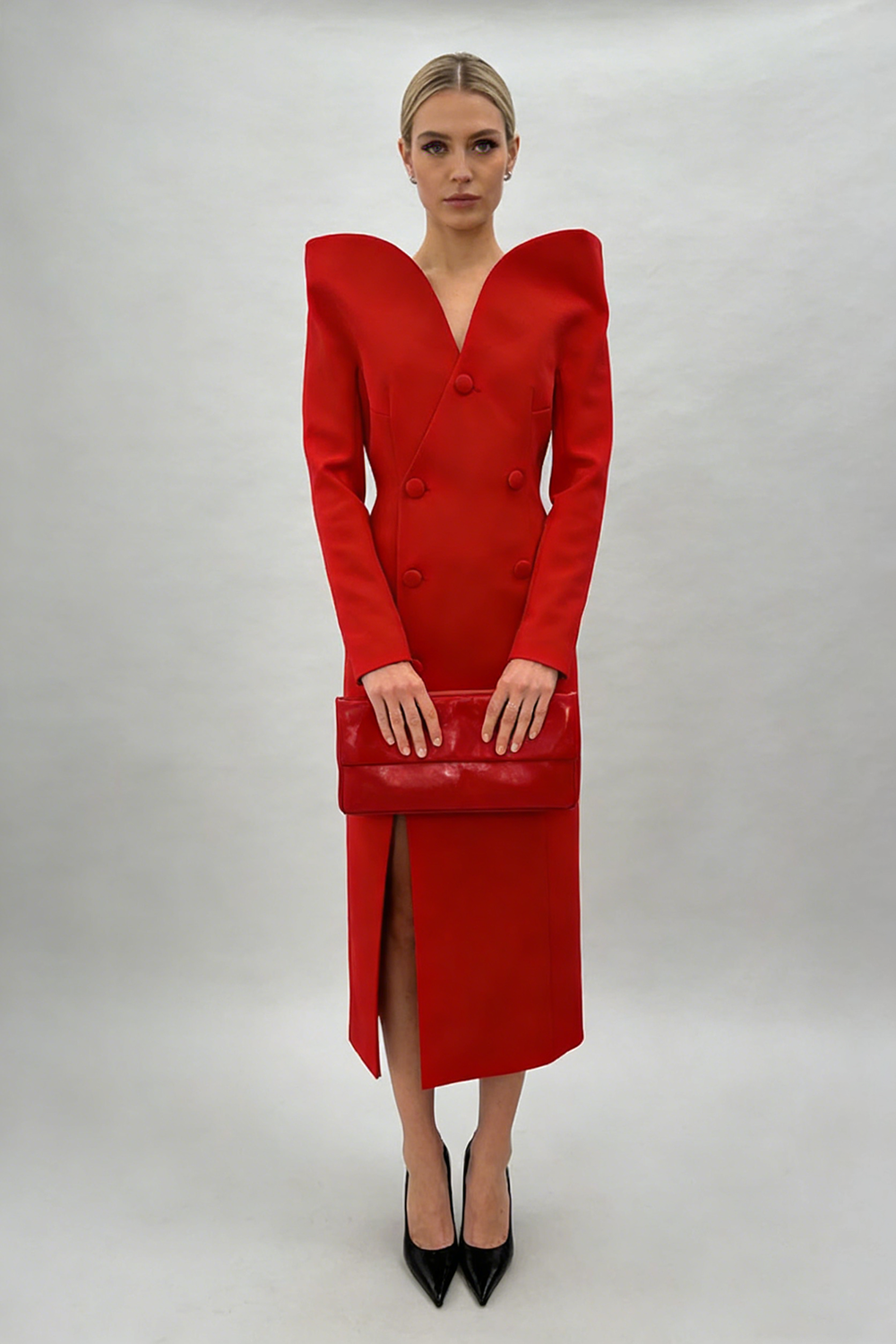 Double Breasted Split Coat – CHICIDA