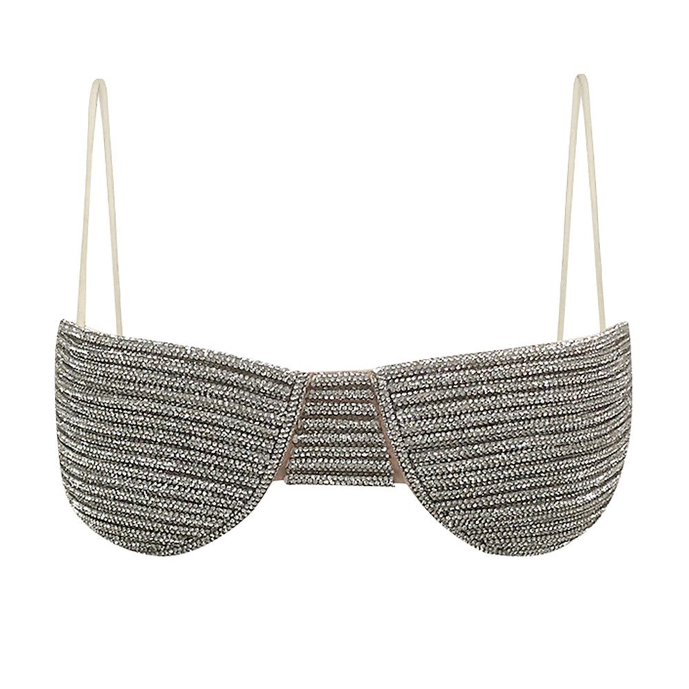 Midnight Rhinestone Bras – CHICIDA